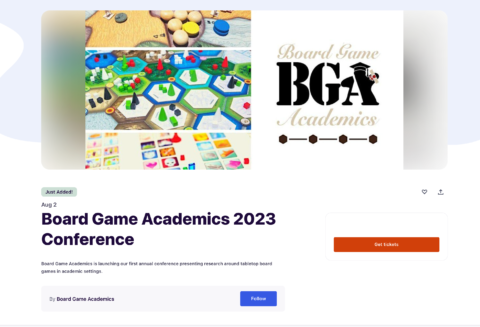 Conference Registration Now Open | Board Game Academics